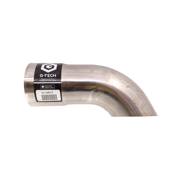 G-Tech | PIPE,TURN DOWN,4IN.,STAINLESS STEEL